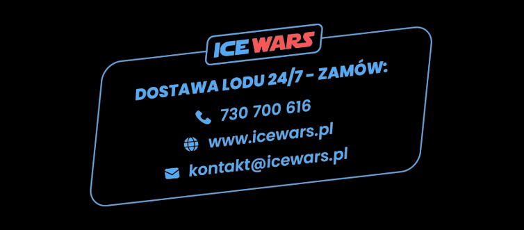 Dostawa lodu Warszawa 24/7 - lód w kostkach - Ice Wars